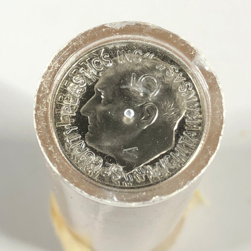 $5 Roll of 1975-S Proof Roosevelt Dimes*Plastic Tube | Property Room
