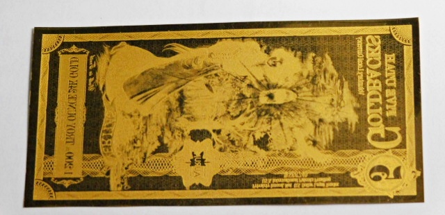 5 Utah Goldbacks*1/200th Troy Ounces of 24K Gold*For Circulation in ...