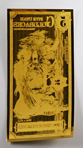 5 Utah Goldbacks*1/200th Troy Ounces of 24K Gold*For Circulation in ...