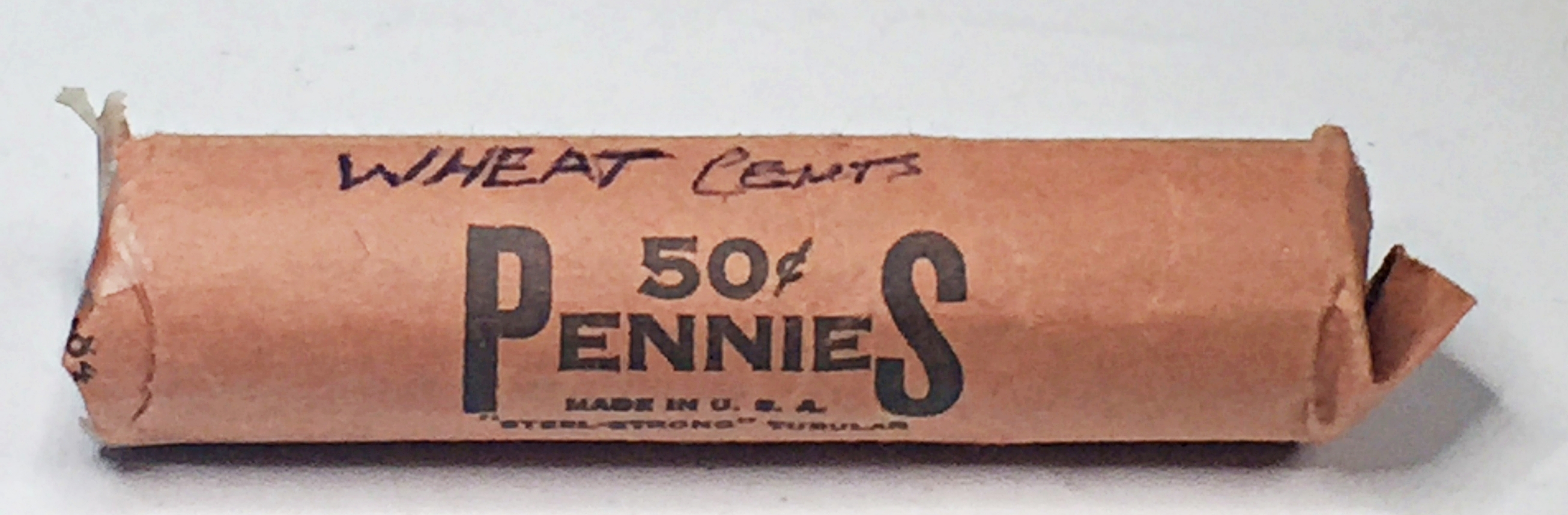 50c Roll of Lincoln Head Wheat Cents*Various Dates and Grades ...
