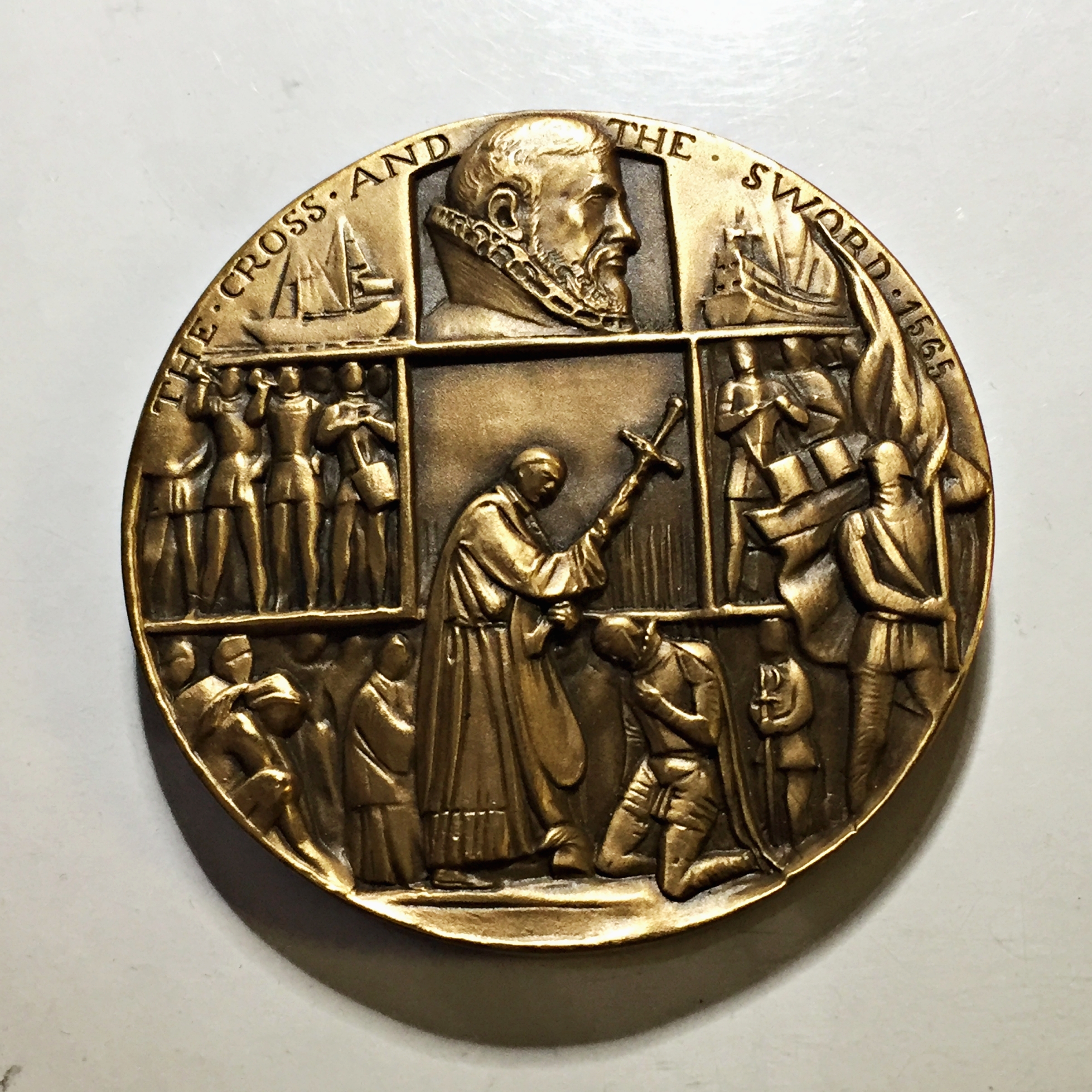 6.4oz High Relief Bronze Medallion*2.5" Diameter*Commemorating The ...