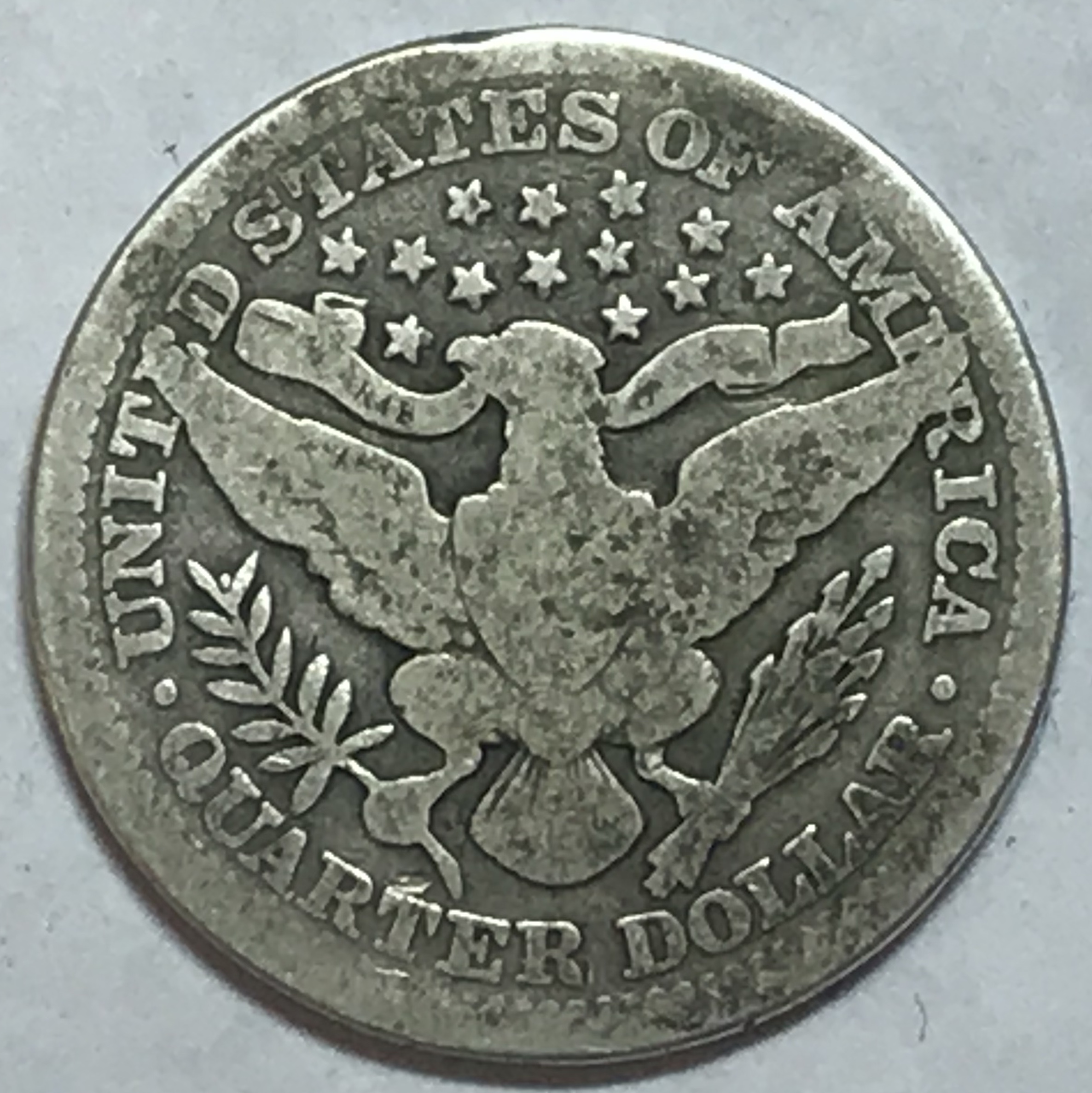 1913 Silver Barber Quarter | Property Room