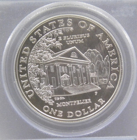 1999-P Dolly Madison Commemorative Silver Dollar - Graded MS69 by PCGS ...