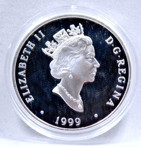 1999 $20 Canada de Havilland Canada DHC-8 Dash 8 Airplane - Gold ...