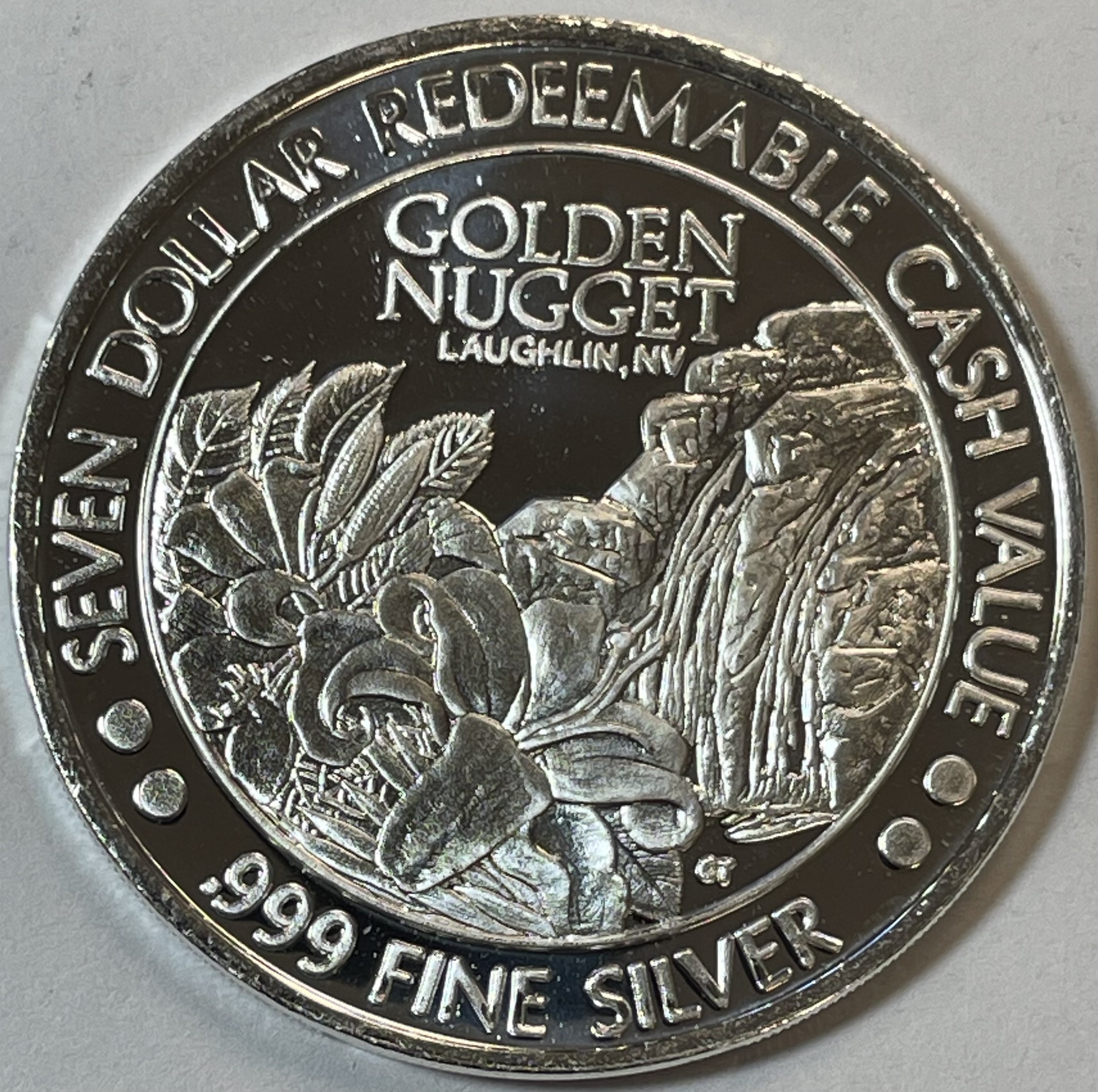 .999 Fine Silver Golden Nugget - Laughlin, NV - .80 oz Silver Casino ...