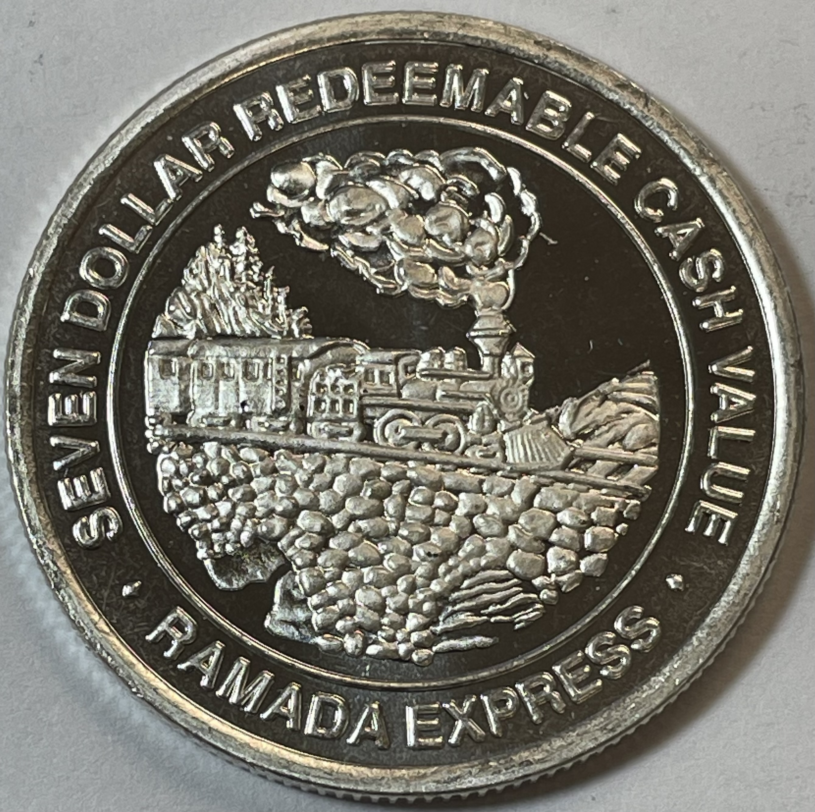 .999 Fine Silver Ramada Express - Train - Laughlin, NV - .80 oz Silver ...