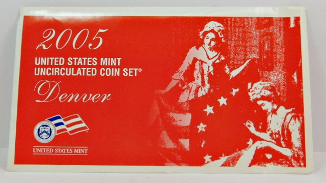 2005 US United States Mint Uncirculated Coin Set-Denver Minted-Original ...