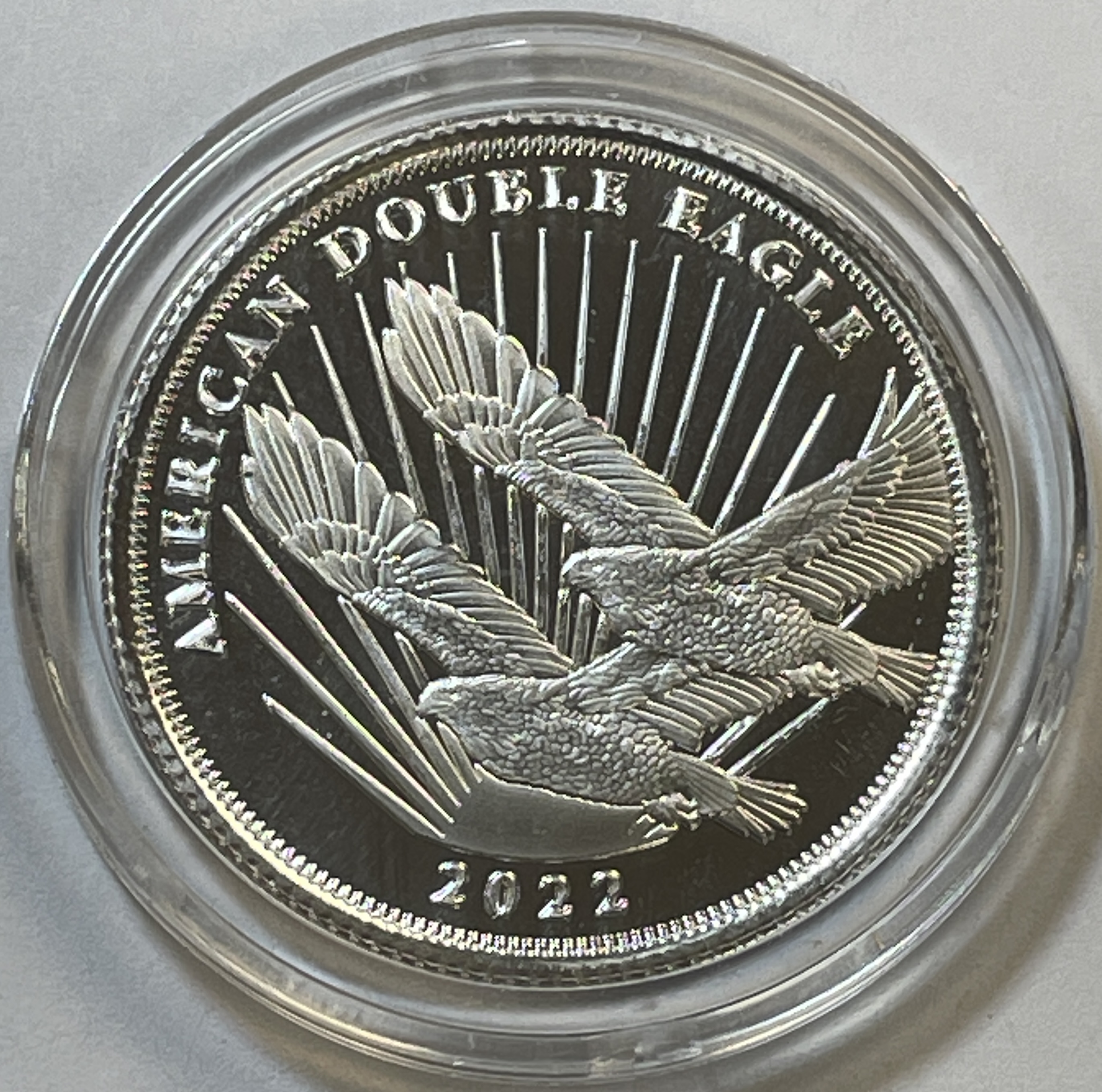 2022 $2 American Double Eagle Cook Islands 1/4 oz .999 Fine Silver ...