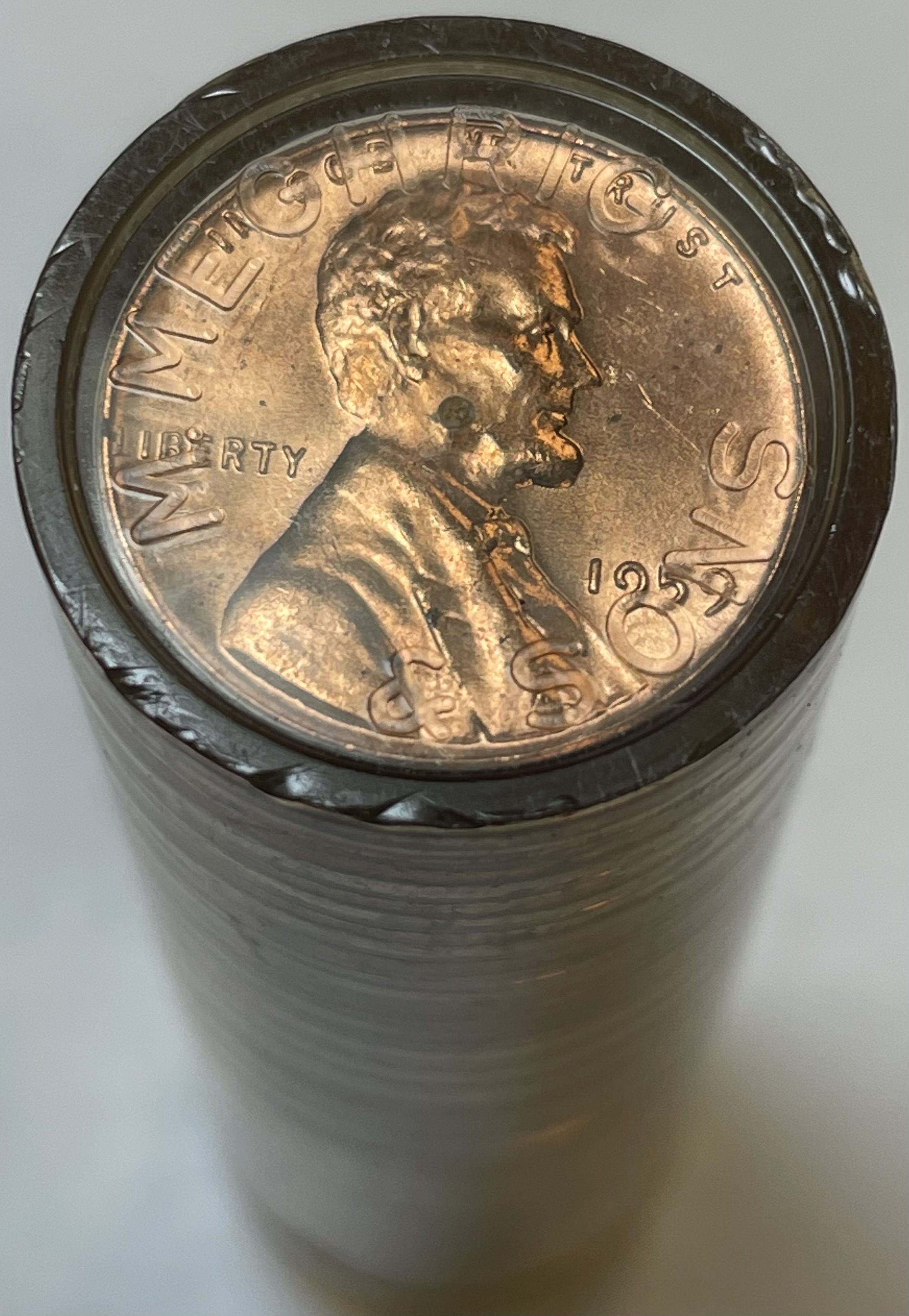 Original Roll of (50) 1959 Lincoln Memorial Cents - Brilliant ...