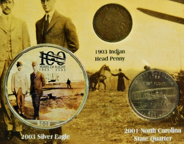 First Flight Coin Collection - 100 Years of Flight - Wright Brothers ...