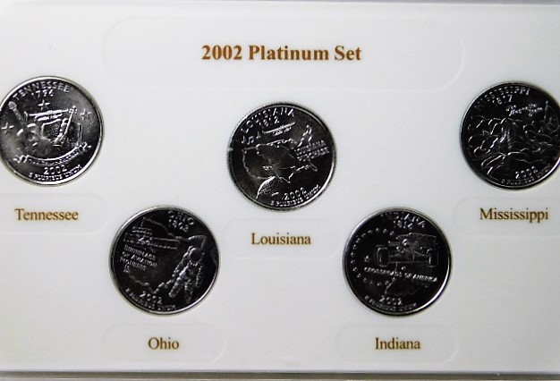 2002 Platinum Edition State Quarter Collection | Property Room