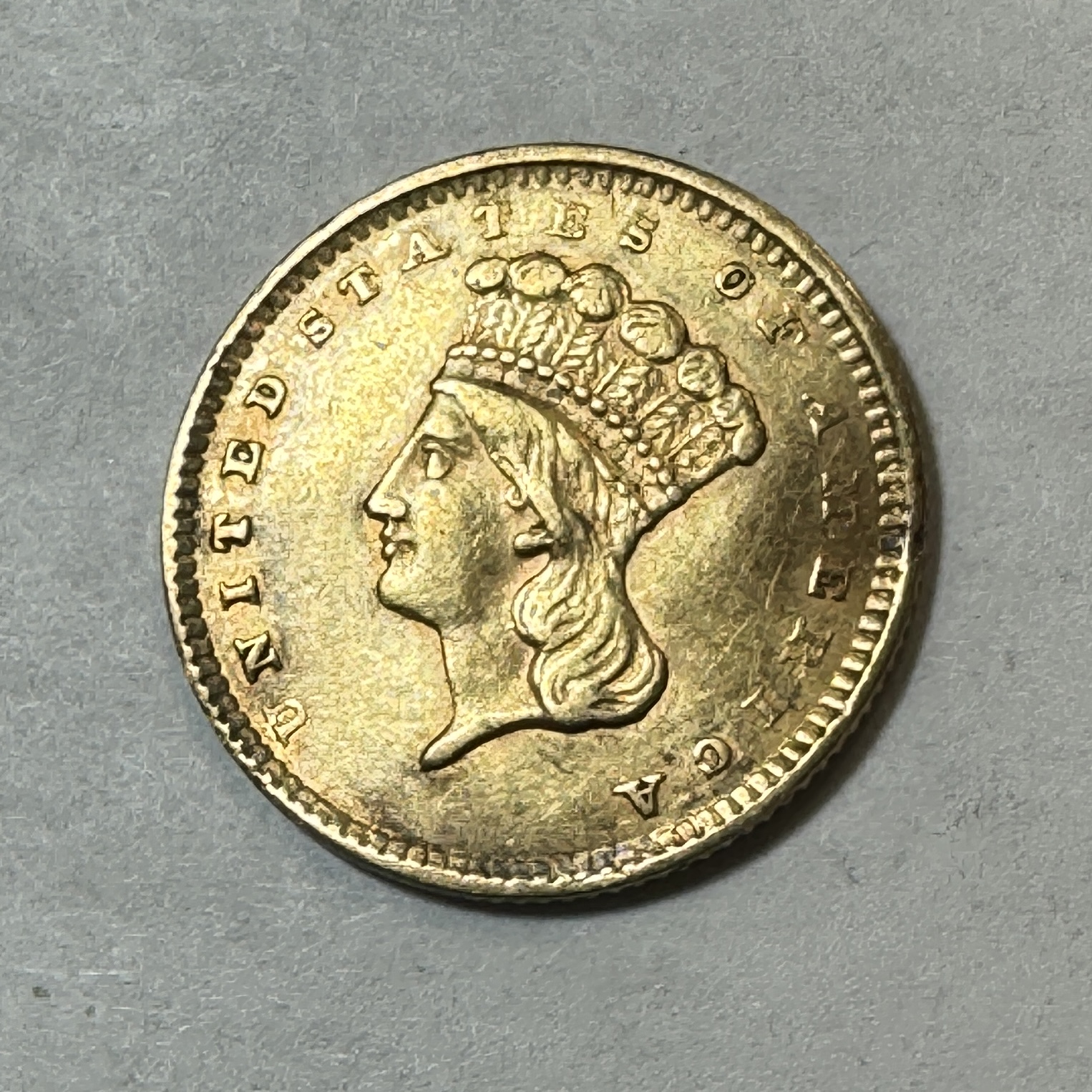 1856 Type III Indian Princess Head Gold Dollar | Property Room