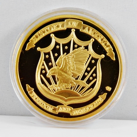 From the Birth of Our Nation Coin Collection - 1.5" Medallion Layered ...