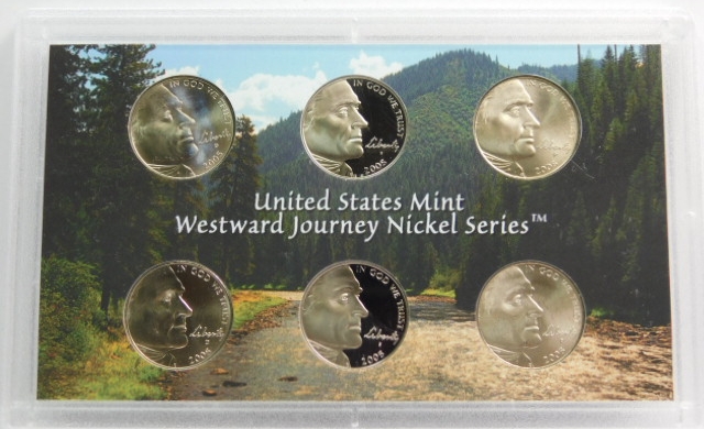 2005 Westward Journey Nickel Series Coin Set - In Original Box with COA ...