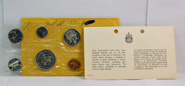 1971 Royal Canadian Mint Set - In Original Packaging | Property Room