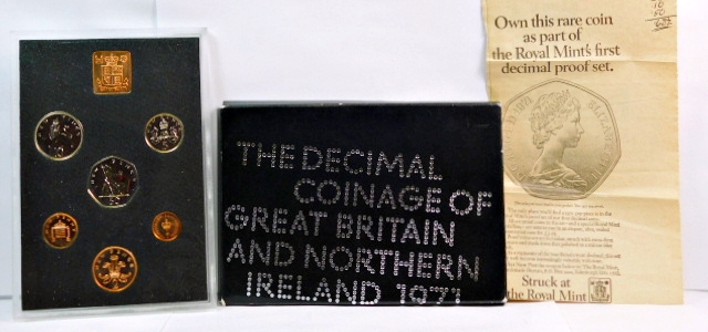 1971 Decimal Coinage of Great Britain and Northern Ireland - In ...