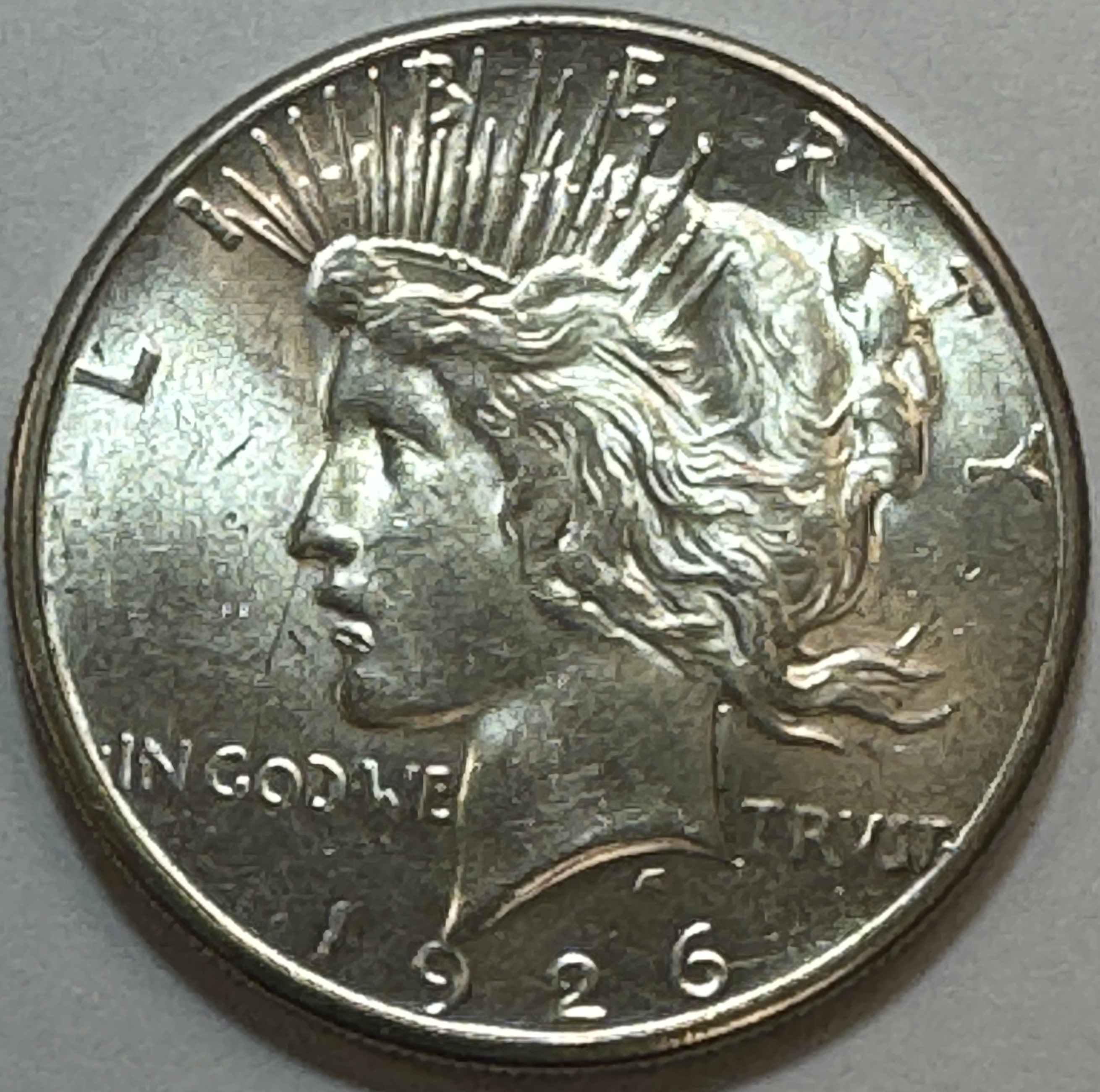 HIGH GRADE 1926-S Peace Silver Dollar - San Francisco Minted w/Original ...