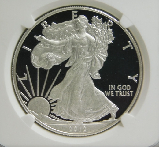 SIGNED!! - 2012-W American Proof Silver Eagle - Signed by the 11th ...