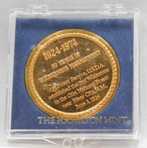 1924-1974 50th Anniversary of Wilderness Commemorative Coin/Medal ...