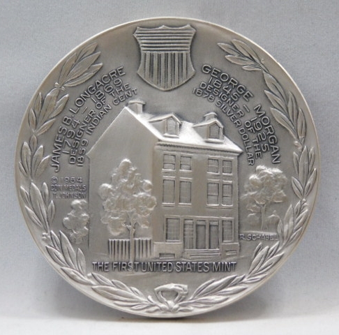 Nearly 7 ozs .999 Fine Silver RARE 1963 Longacre-Morgan HIGH RELIEF ...