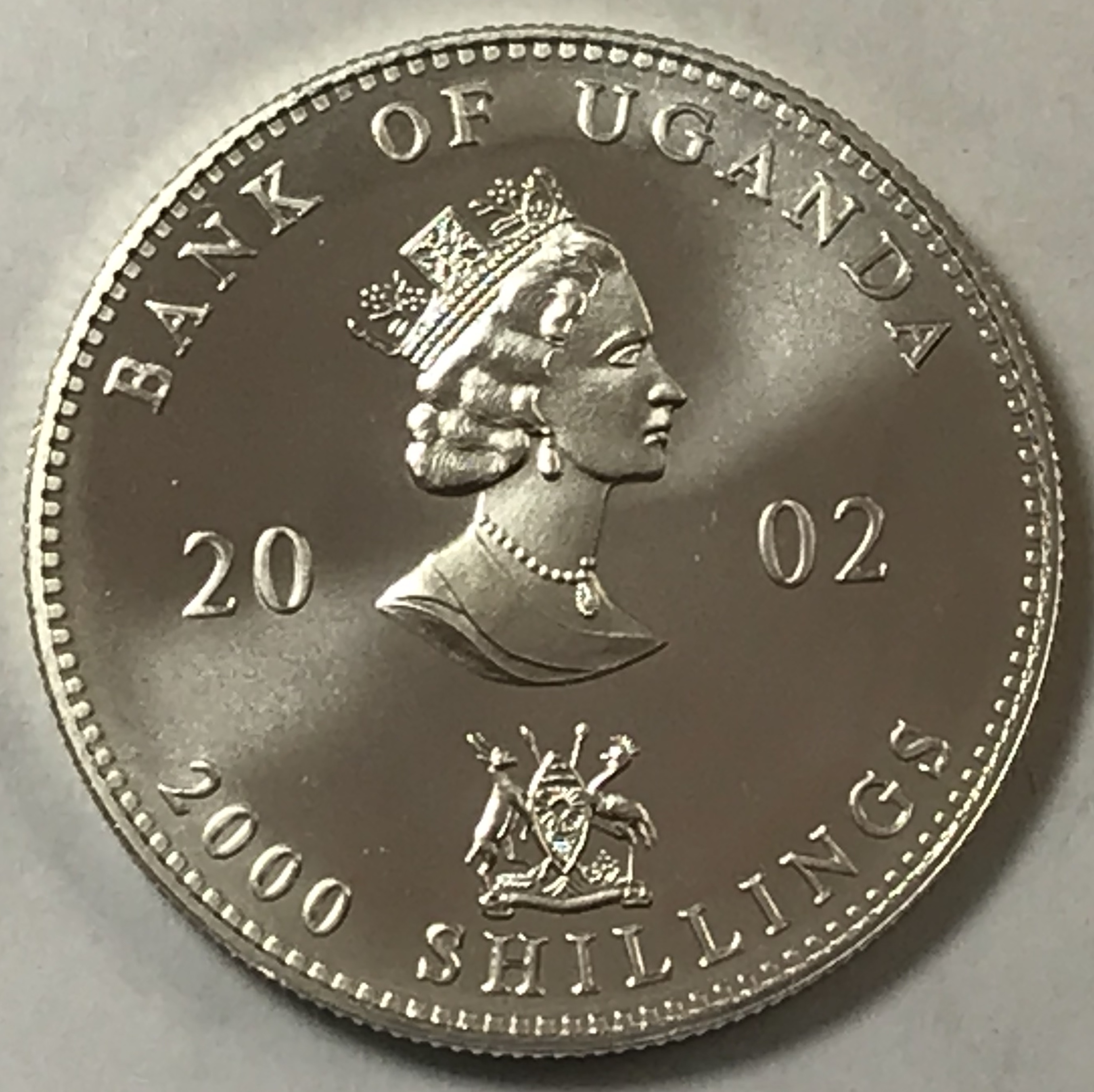 2002 Uganda 2000 Shillings Henry M. Stanley Exploration of Uganda ...