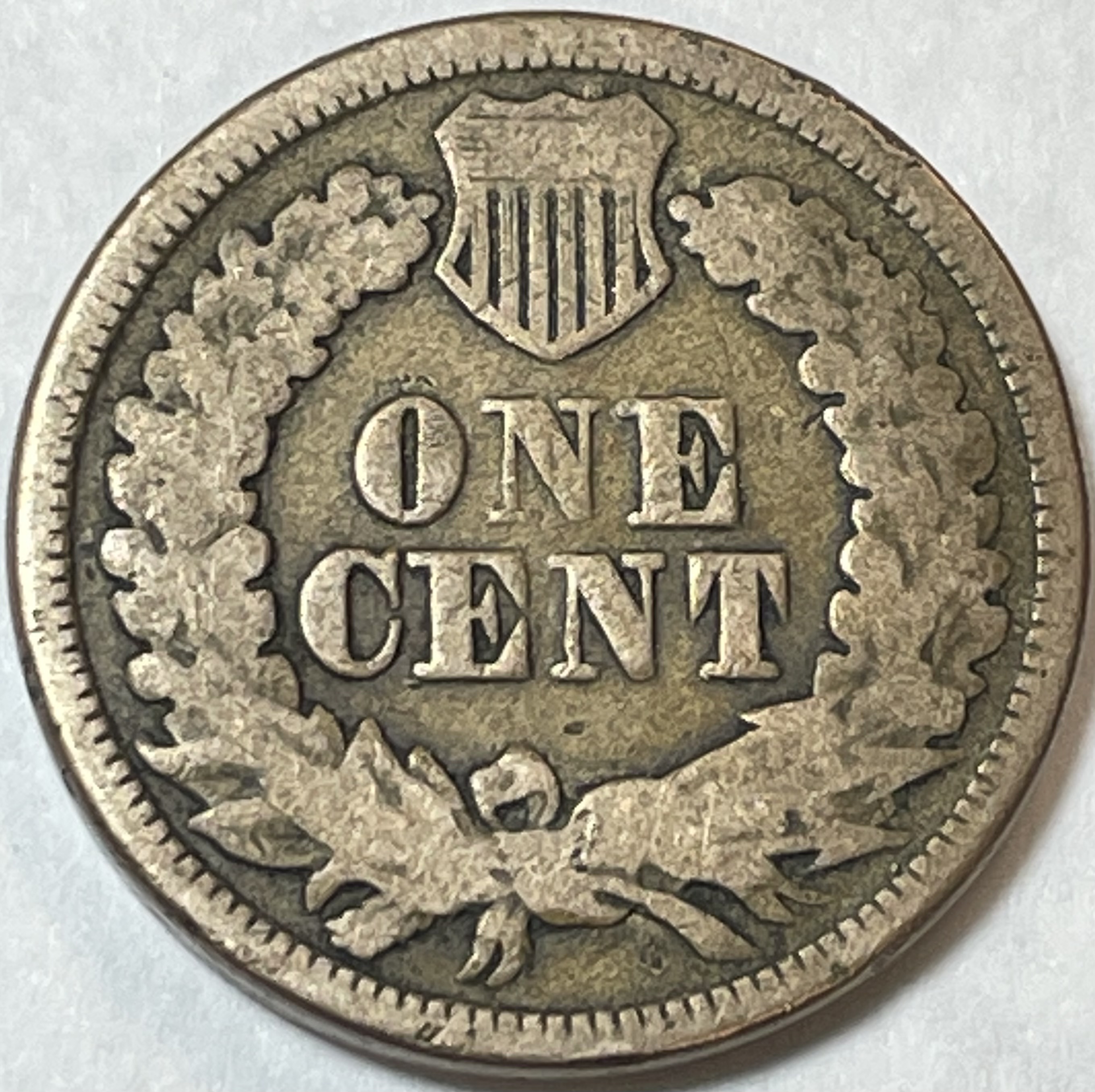 1863 Copper Nickel Variety Indian Head Cent - Civil War Era Issue ...