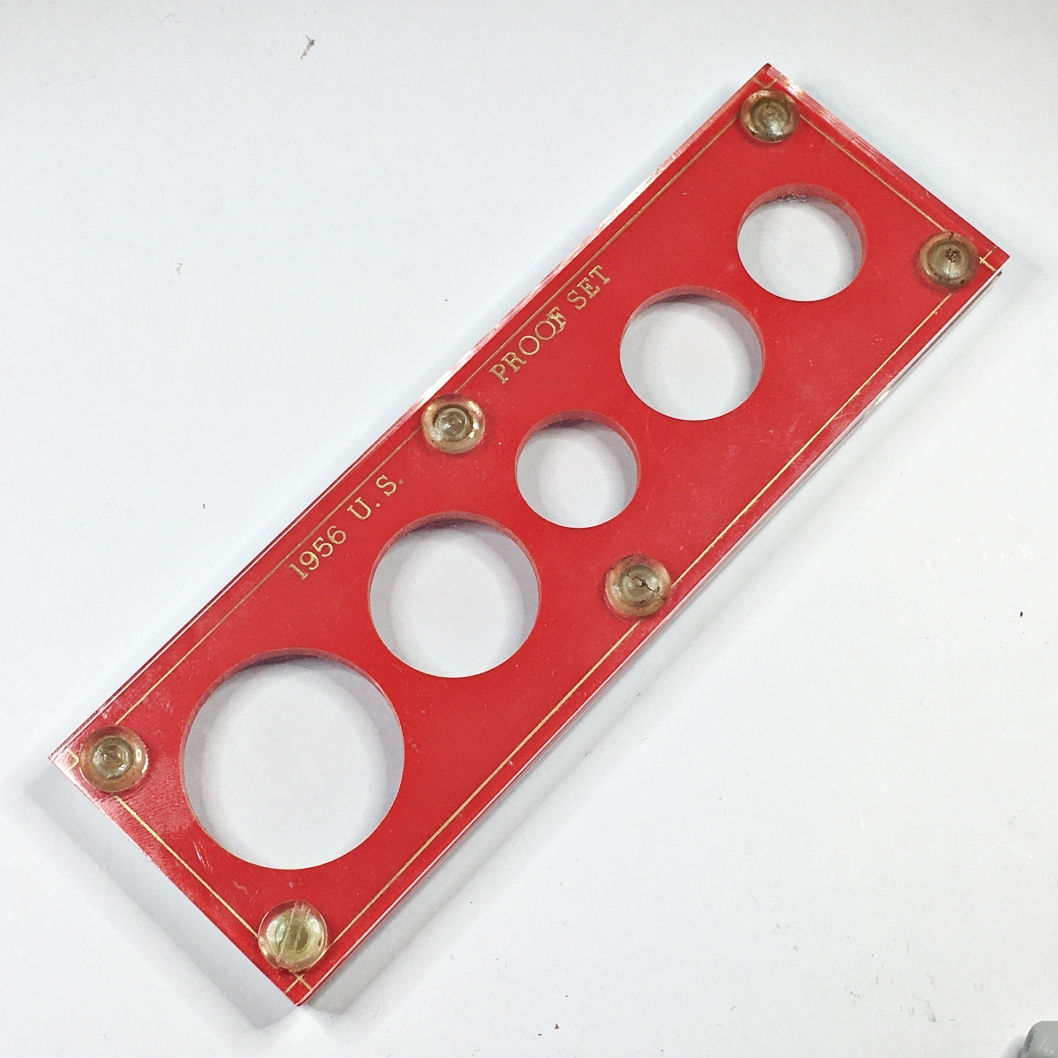 Holder For 1956 US Proof Coins*Scratch on Reverse | Property Room