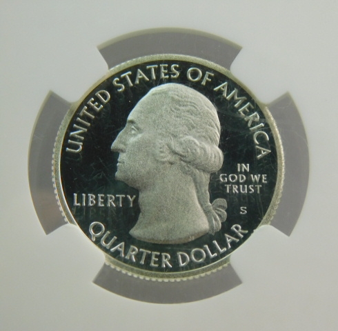 2010-S Proof Silver Grand Canyon National Park Quarter - Graded PF69 ...