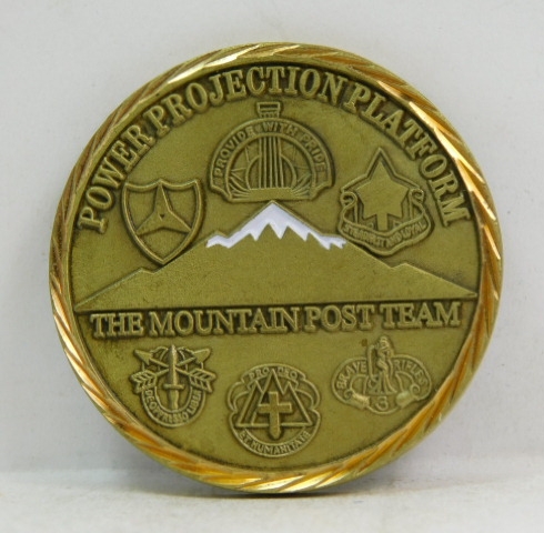 Challenge Coin - Dental - Fort Carson, Colorado - 1.75" Diameter ...