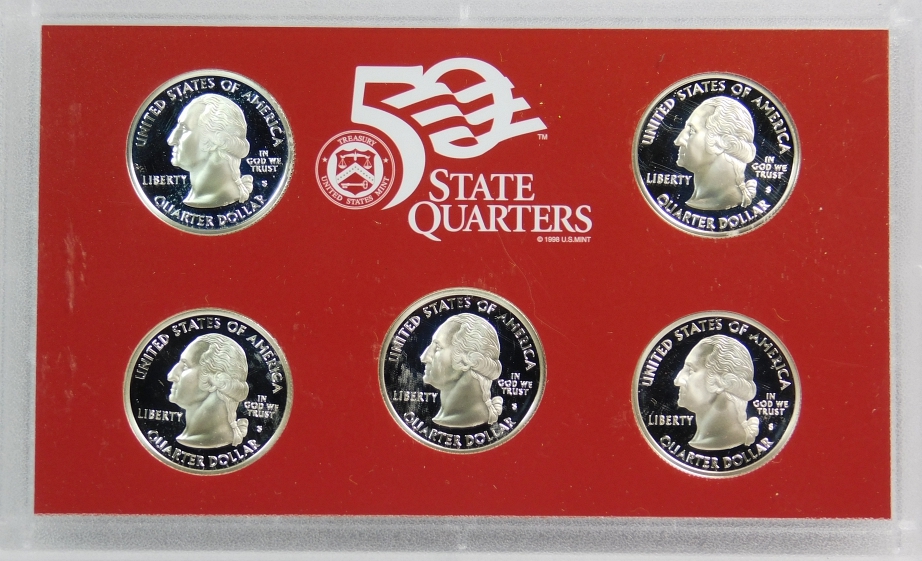 2004 United States Mint SILVER Proof Set - Complete with 2004 State ...