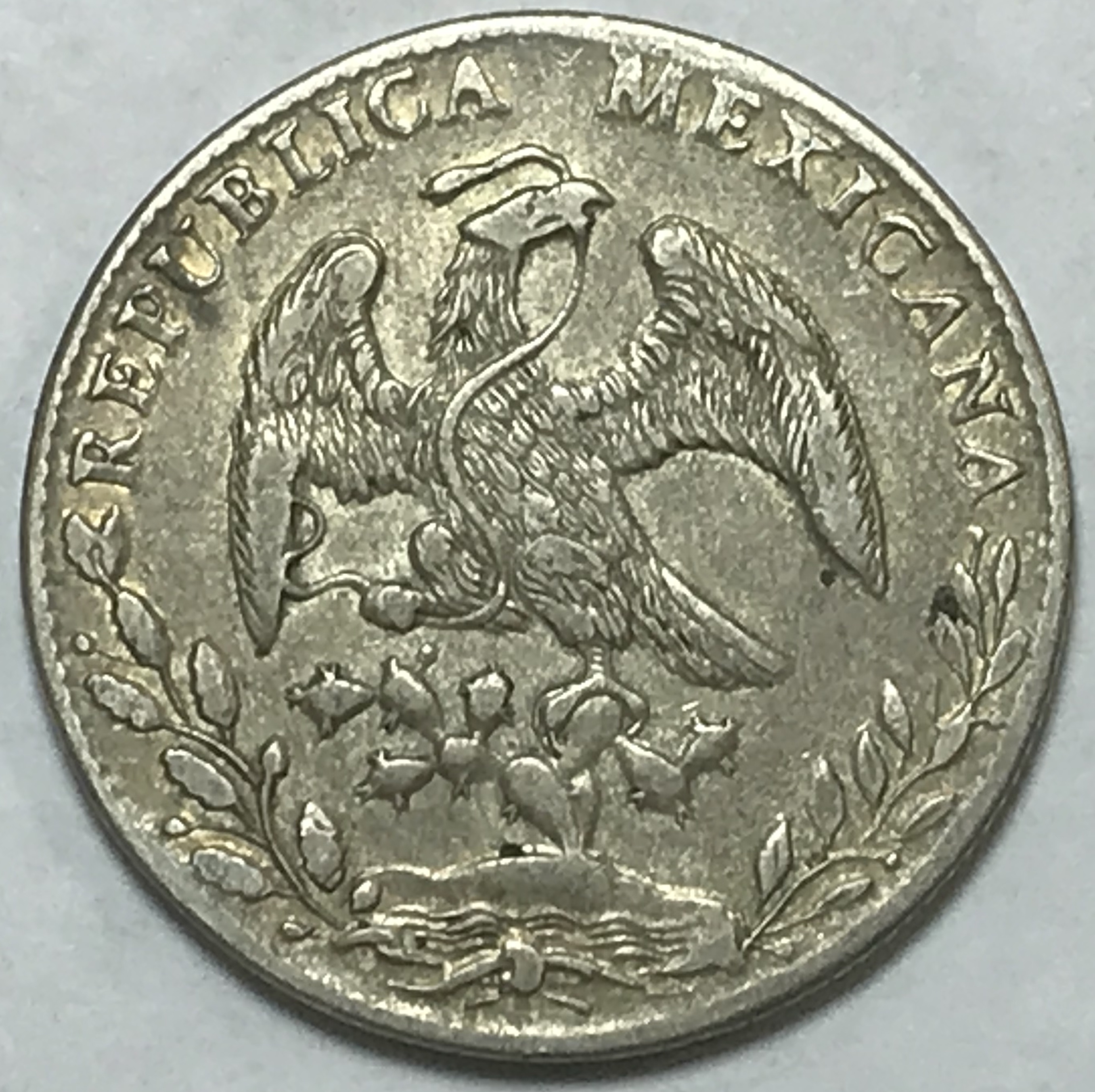 1884 Mexico Silver 8 Reales - Guanajuato | Property Room