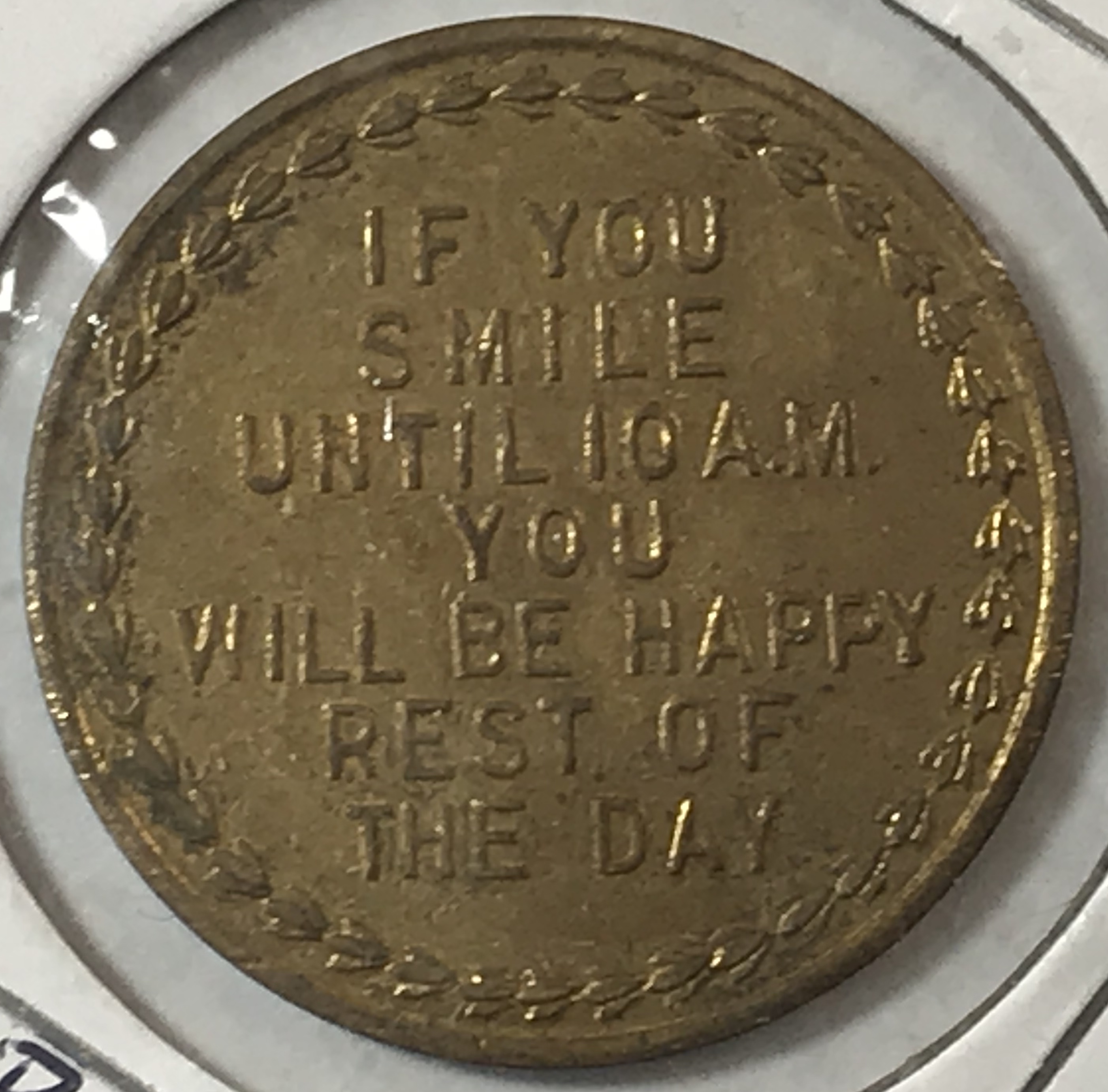 First National Bank Ephrata, Washington Good Luck Smile Token ...