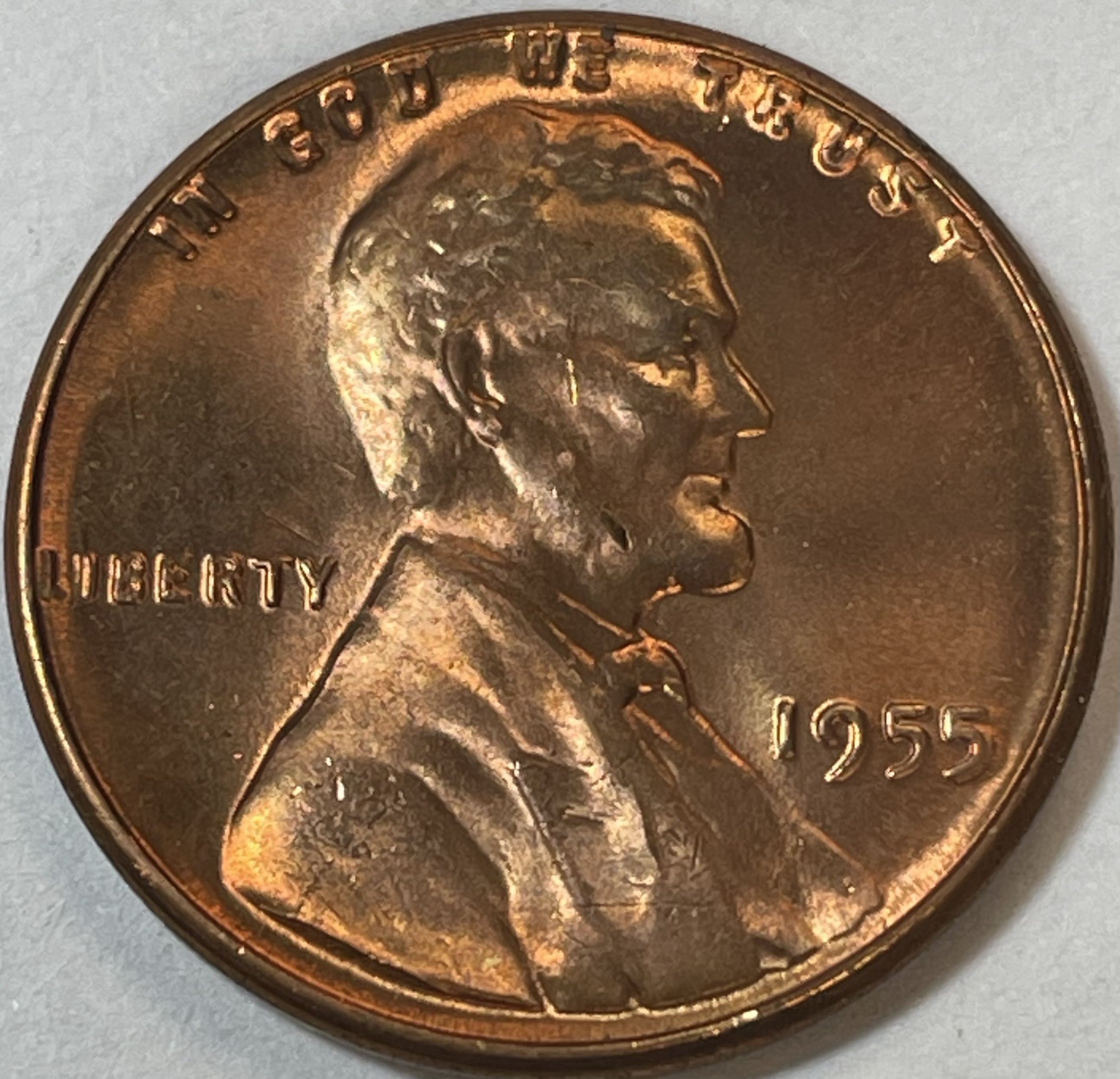 MINT ERROR 1955 Poor Man's Double Die Obverse and Cracked Skull Die ...