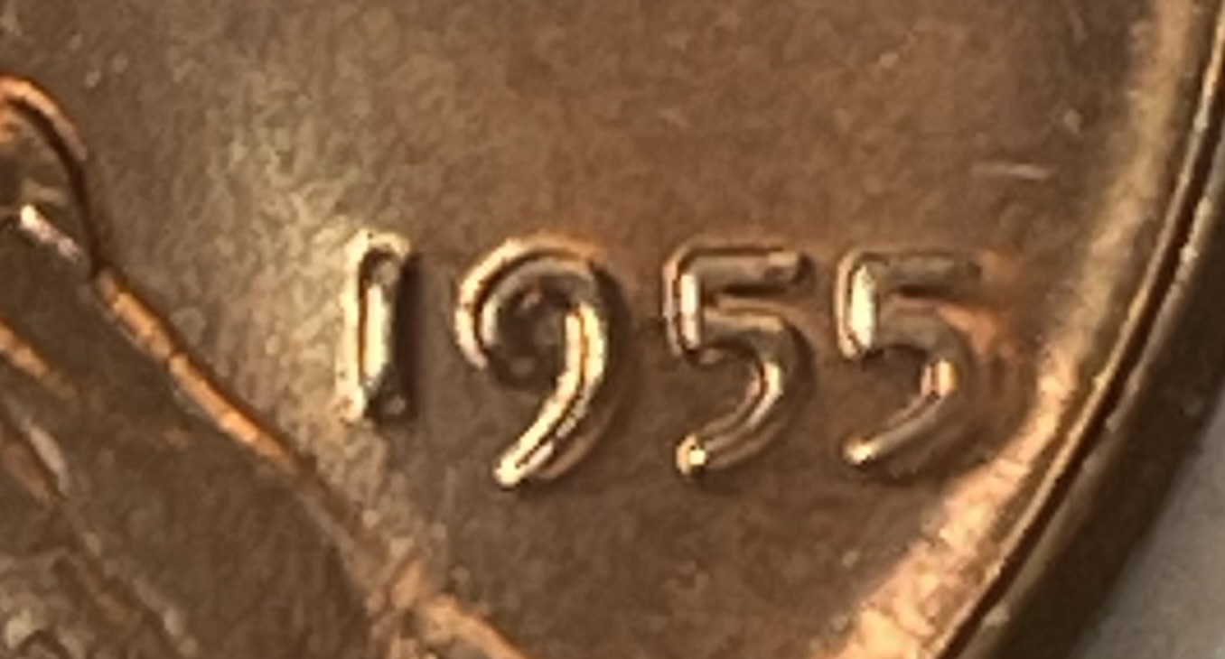 MINT ERROR 1955 Poor Man's Double Die Obverse and Cracked Skull Die ...