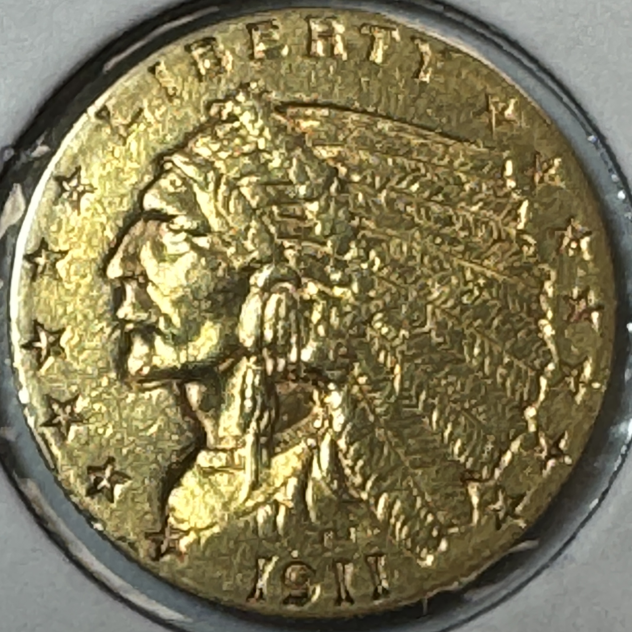 1911 $2 1/2 Indian Head Gold Quarter Eagle | Property Room