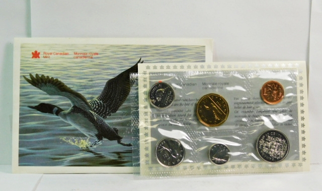 1988 Canadian Royal Mint Decimal Coin Set | Property Room