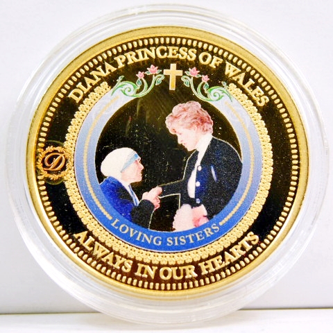 2017 Princess Diana Legacy 14K Gold Plated Proof Non Monetary Coin ...