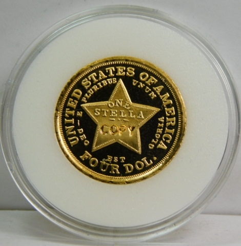 1879 $4 Stella 24K Gold Plated Replica | Property Room