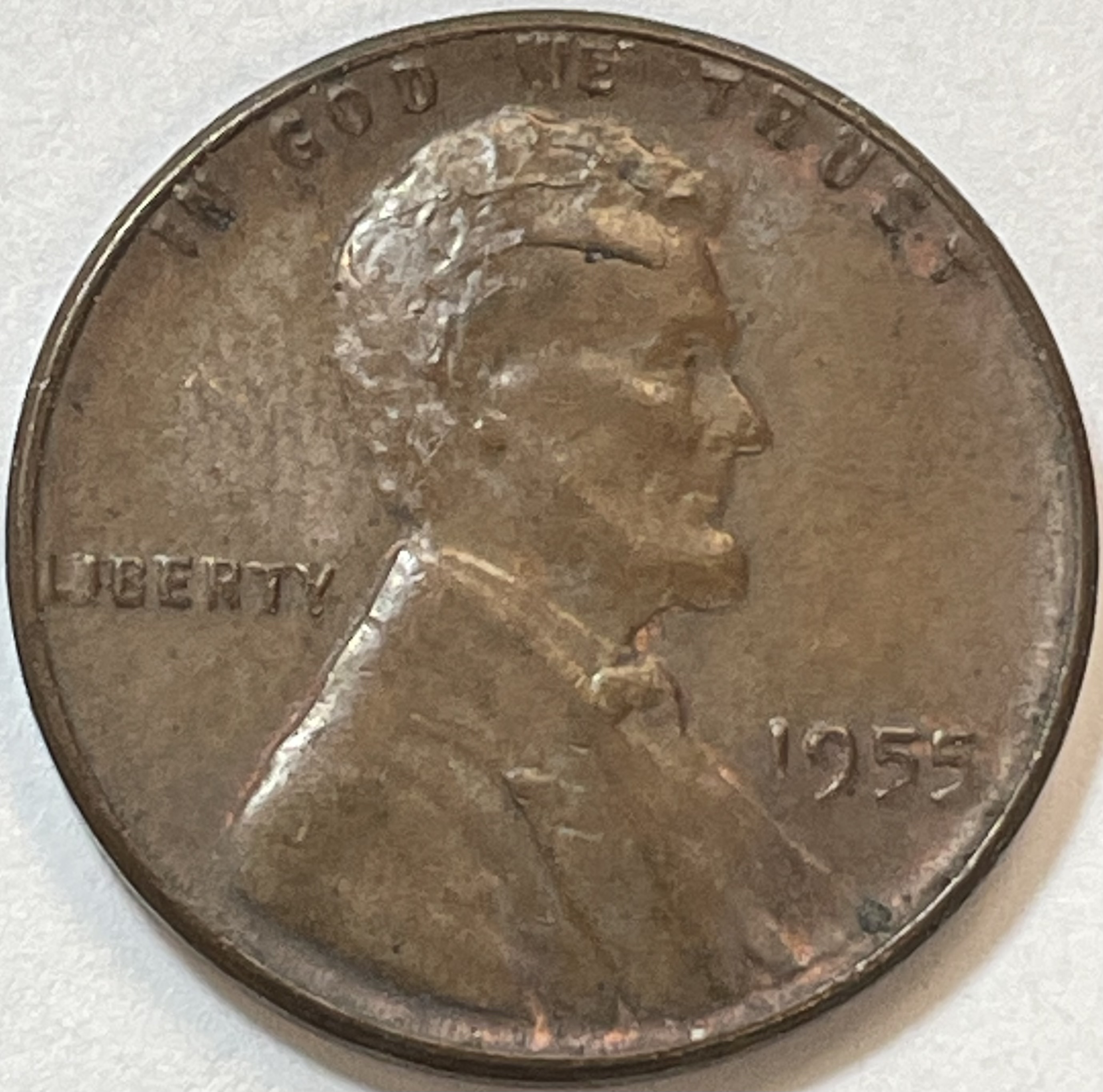 MINT ERROR 1955 Poor Man's Double Die Obverse and Cracked Skull Die ...