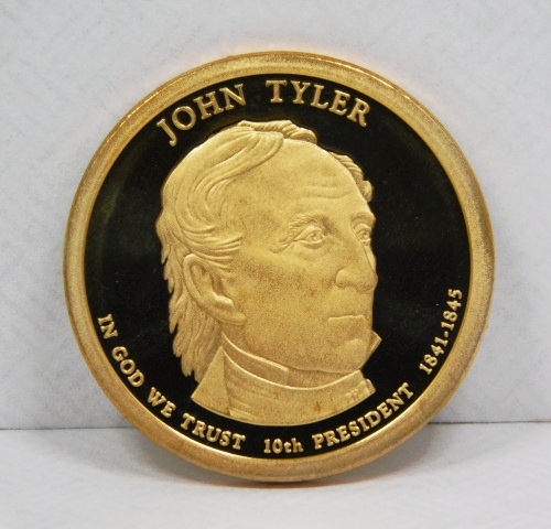 2009-S John Tyler Presidential One Dollar Proof Proof Coin | Property Room