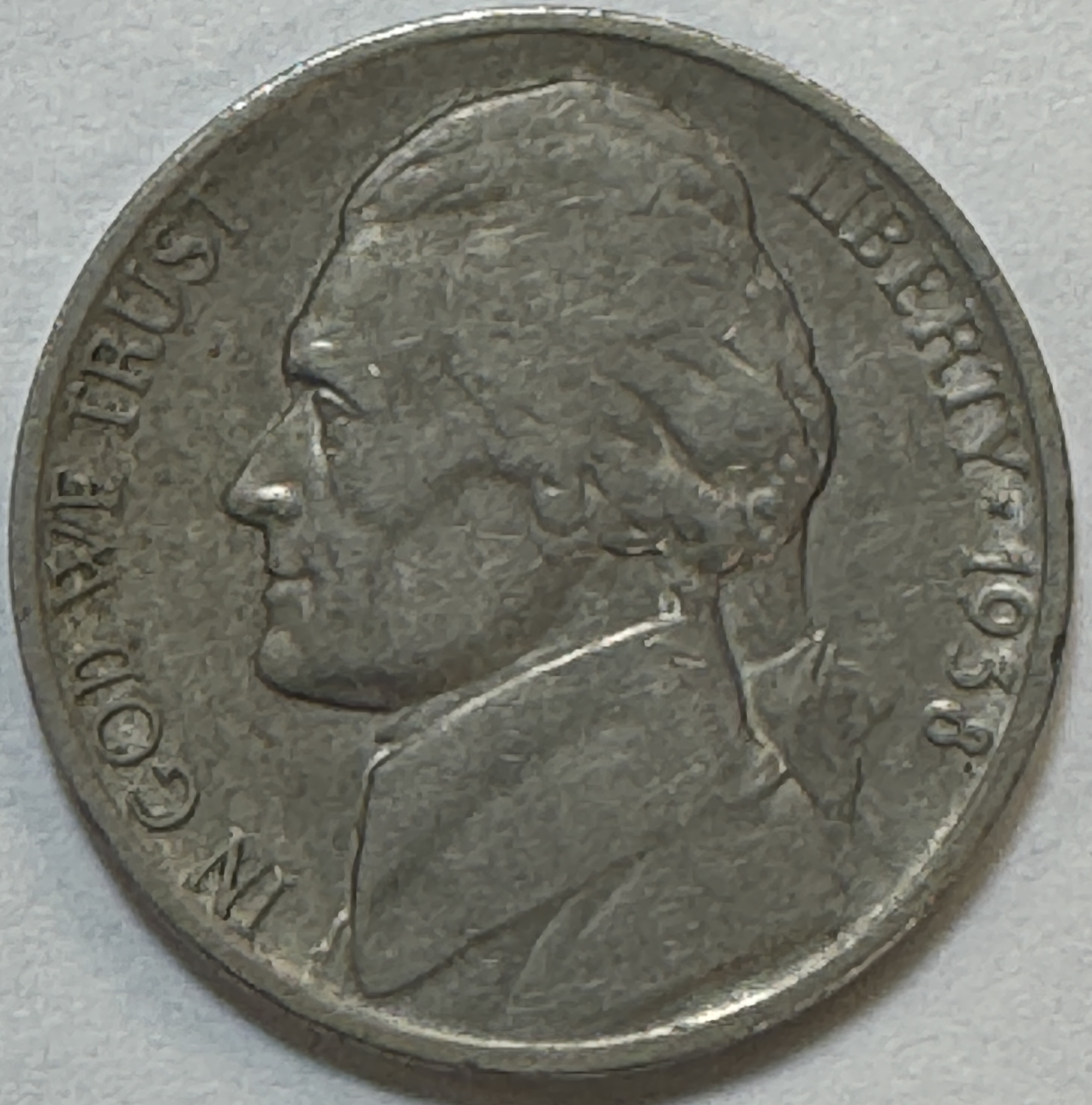 MINT ERROR 1938-S Jefferson Nickel w/Major Reverse Lamination Error ...