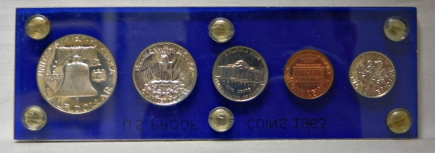 1963 Silver Proof Coin Set - In Nice Holder - Philadelphia Minted ...
