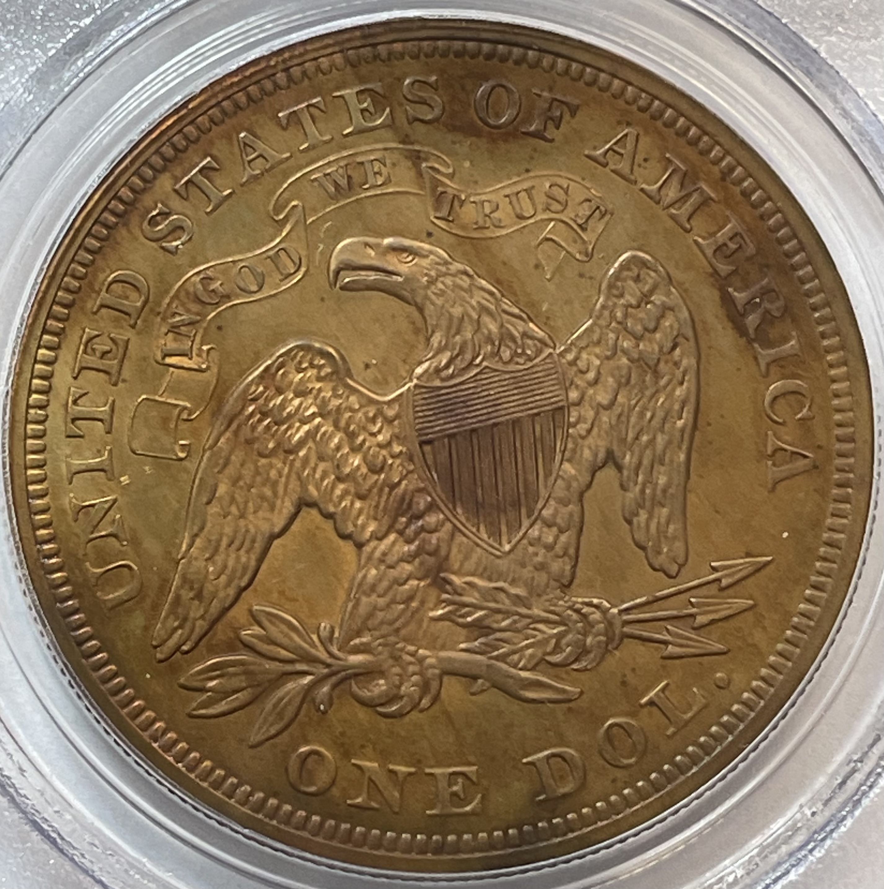 EXTREMELY RARE 1 of Only 7 Reported - 1863 Seated Liberty Dollar J-346 ...