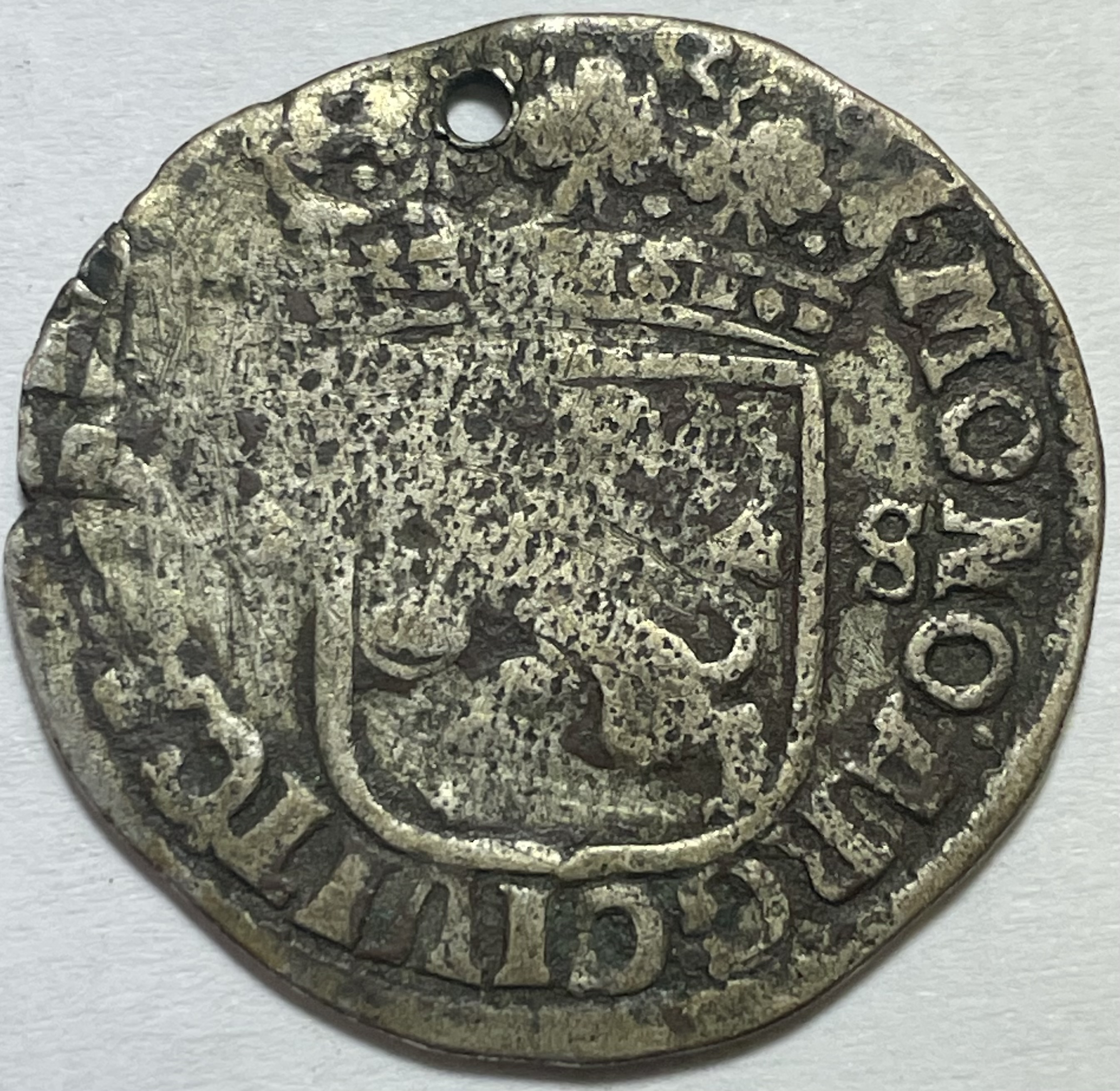 1681 Netherlands Dutch State Overijssel Silver 6 Stuiver ...