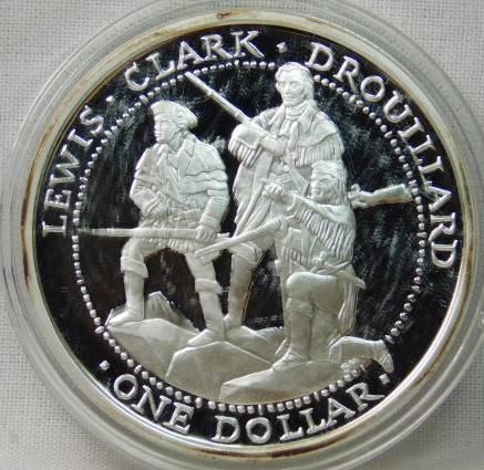2003 SILVER Proof Lewis and Clark Bicentennial Dollar - The Sovereign ...