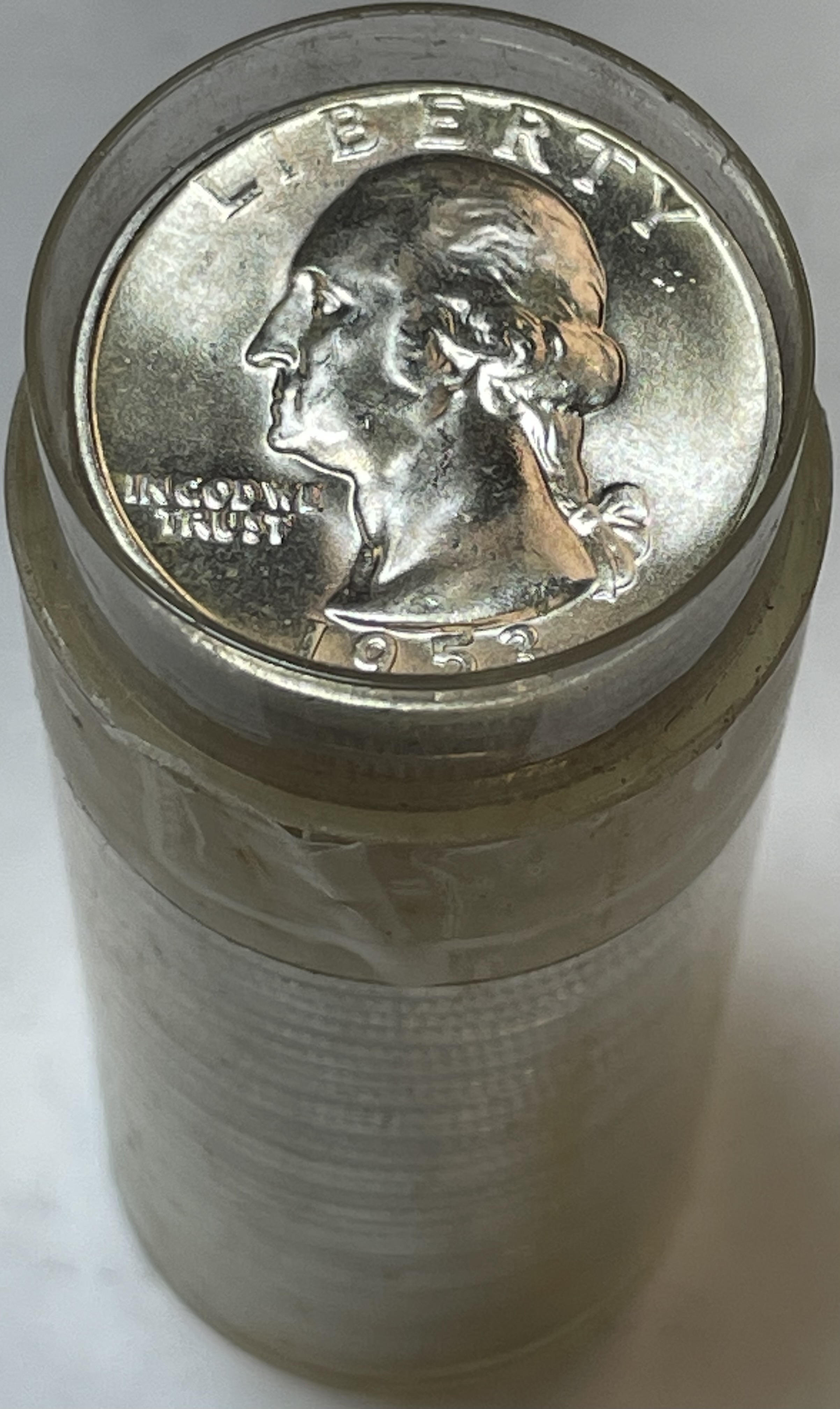 Original Roll of (40) 1953 Brilliant Uncirculated Washington Silver ...