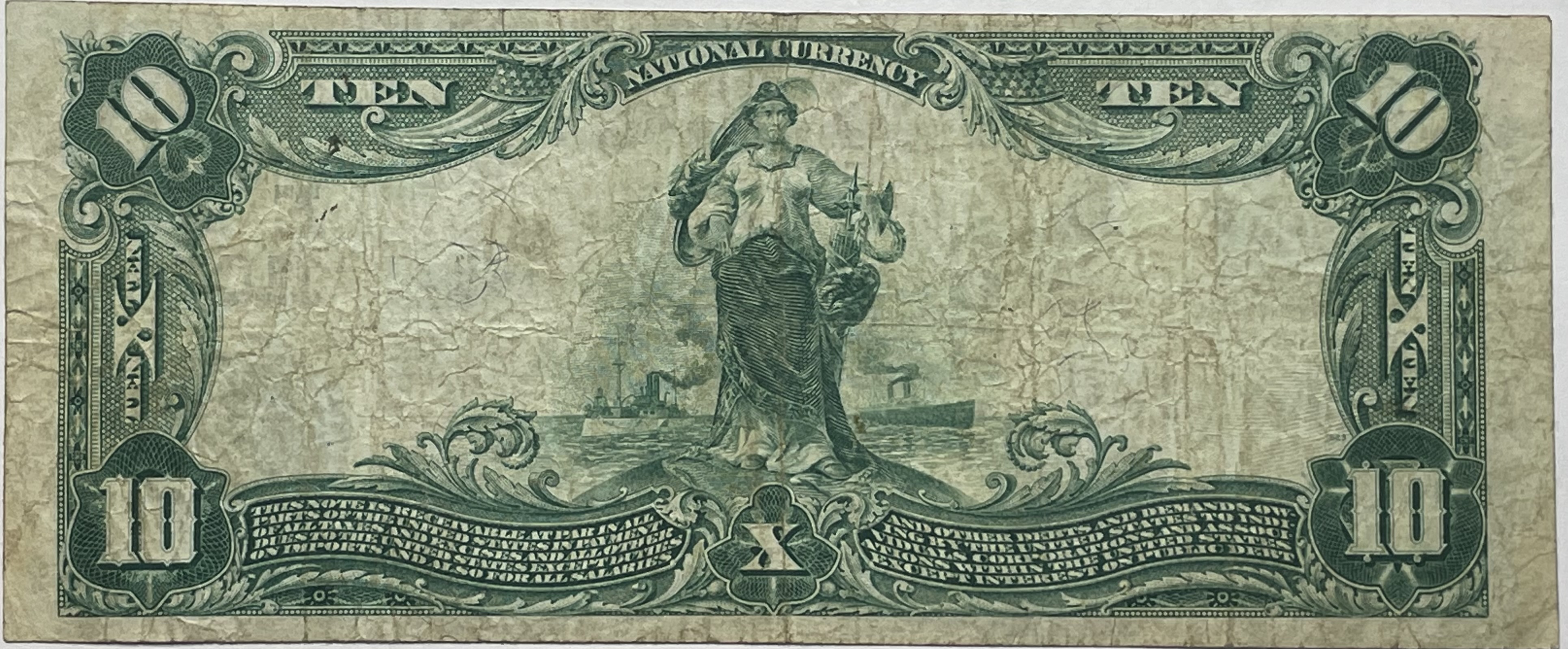Series 1902 $10 Traders National Bank of Rochester, NY National ...