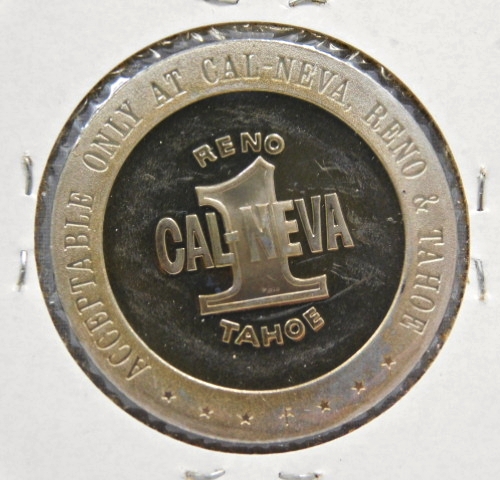 Cal-Neva Reno-Tahoe One Dollar Gaming Token 1969 | Property Room