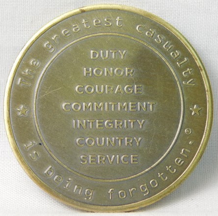 2015 Wounded Warriors Project Challenge Coin | Property Room