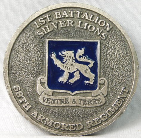 Silver Lions 4th ID Ft. Carson, CO Challenge Coin | Property Room